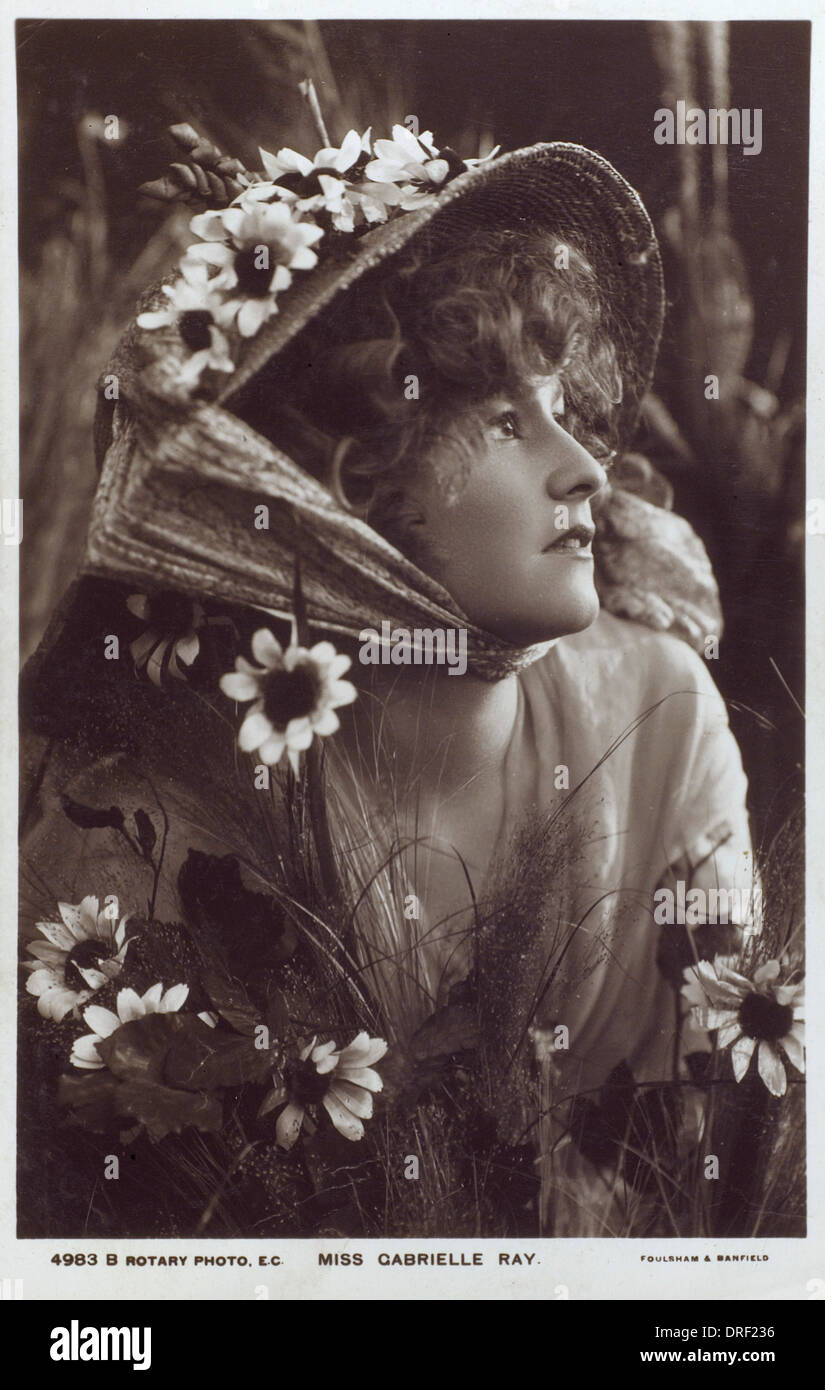 Miss Gabrielle Ray Stock Photo - Alamy