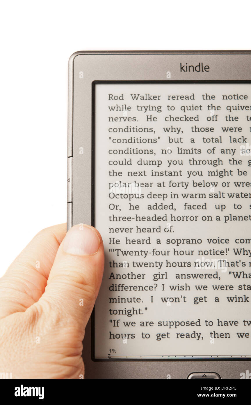 Hand Holding Electronic Book High Resolution Stock Photography and ...