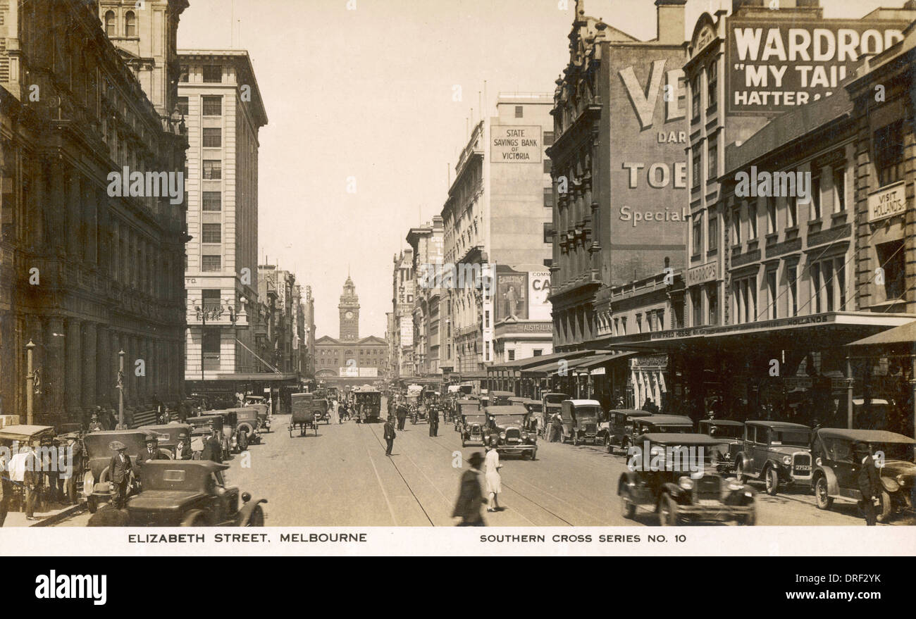 Elizabeth street melbourne hi-res stock photography and images - Alamy