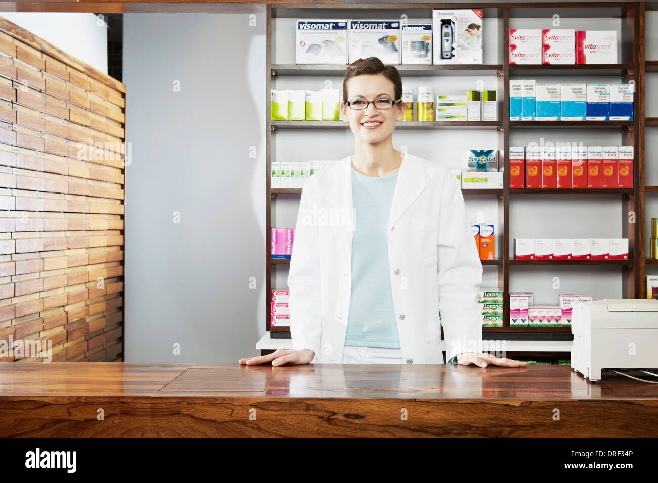 Female Pharmacist, Portrait, Munich, Bavaria, Germany Stock Photo - Alamy