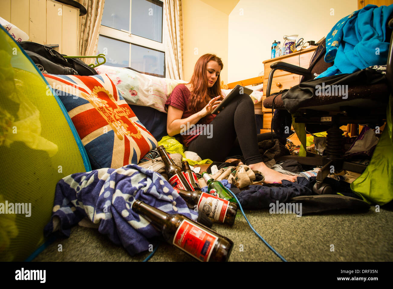 Girl Untidy Room High Resolution Stock Photography and Images - Alamy