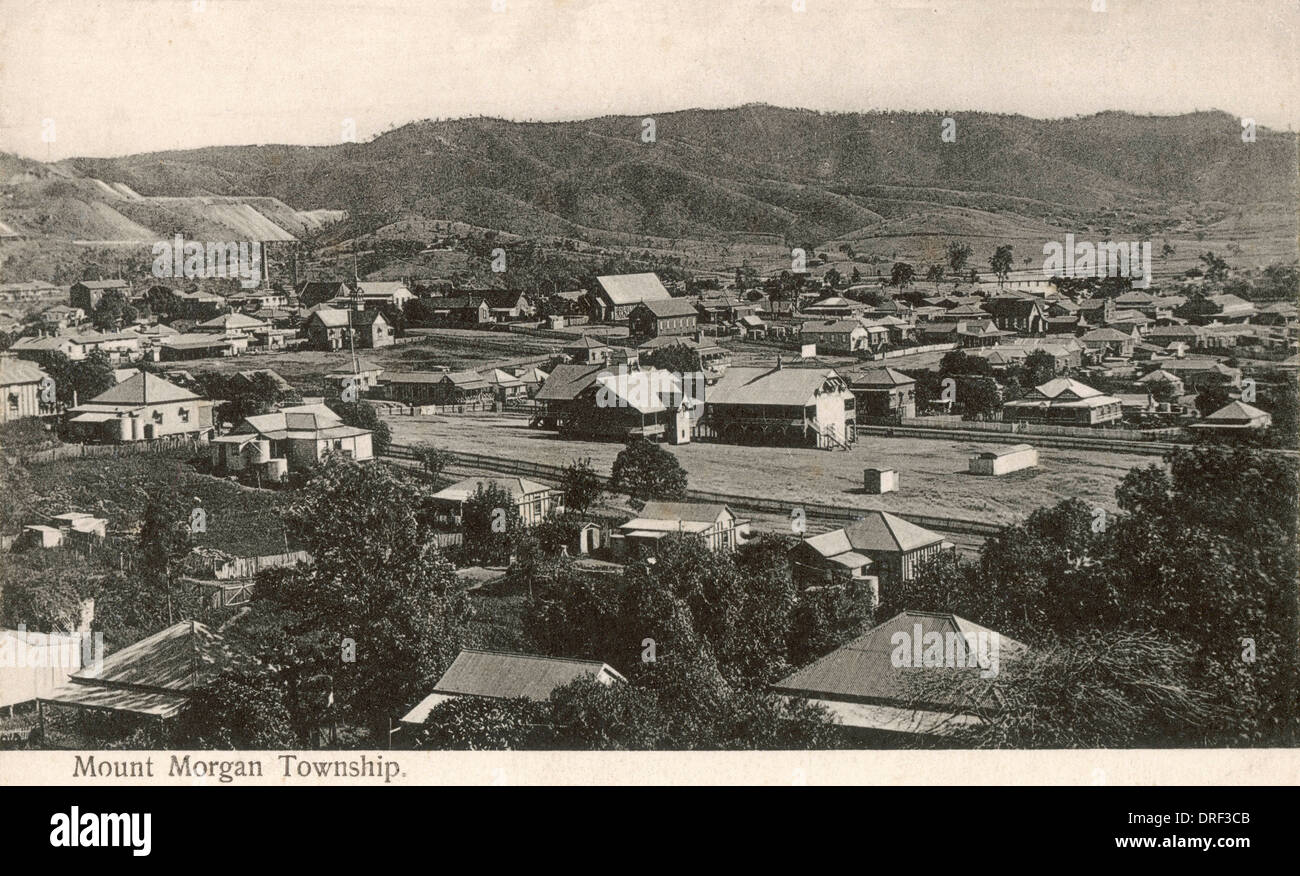 Mount Morgan Township, Australia Stock Photo - Alamy