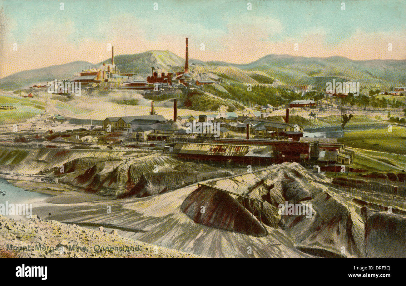 Mount Morgan Mine, Australia Stock Photo - Alamy