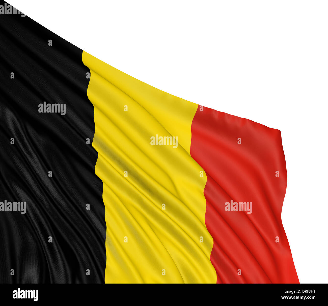 3D Belgian flag Stock Photo - Alamy