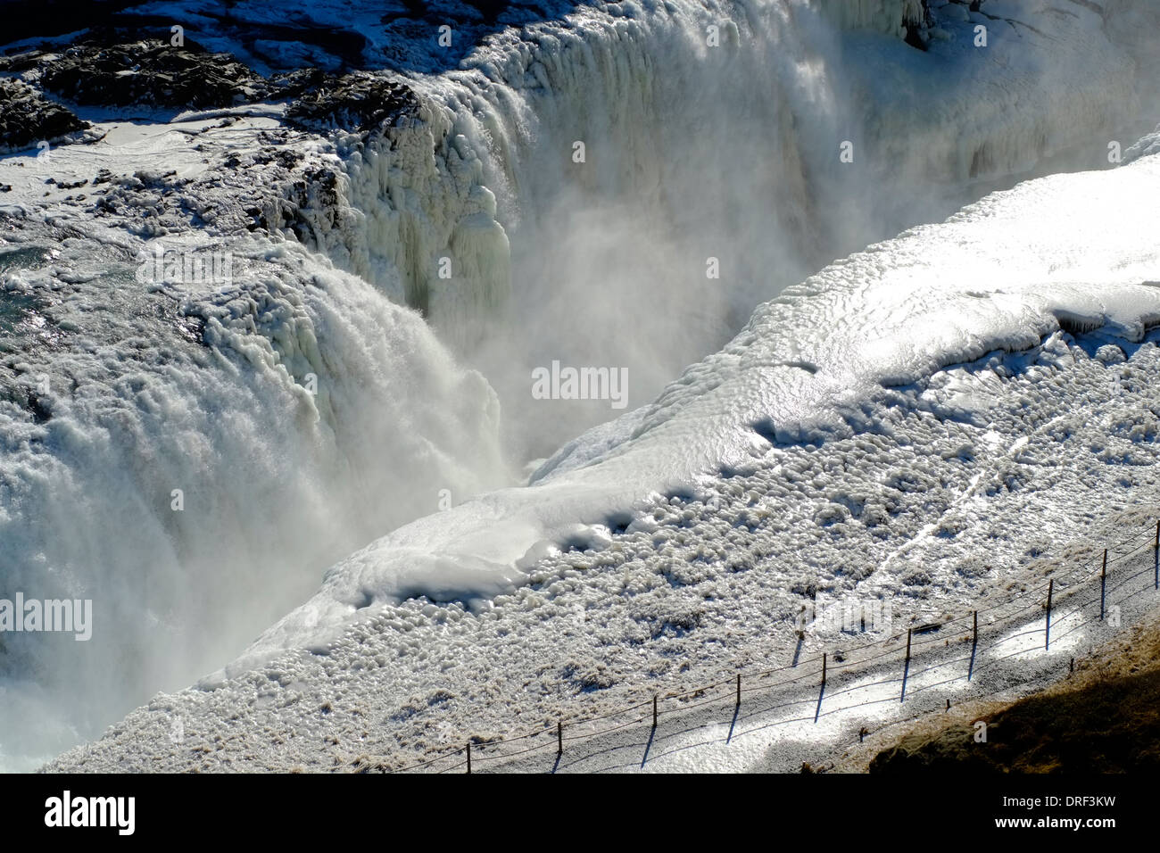 Gullfoss waterfall near Reykjavik, Iceland Stock Photo - Alamy