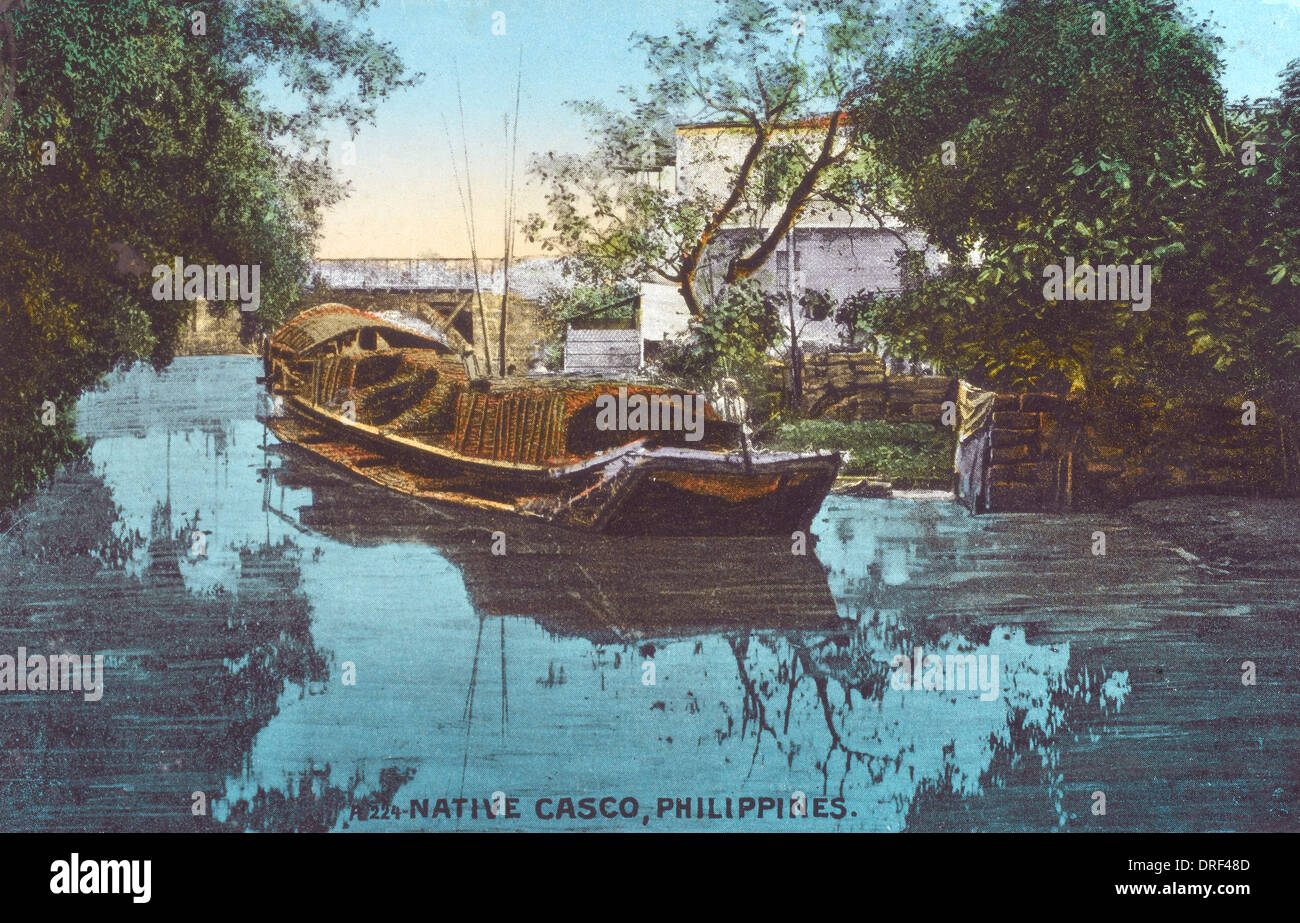Native casco boat philippines hi-res stock photography and images - Alamy