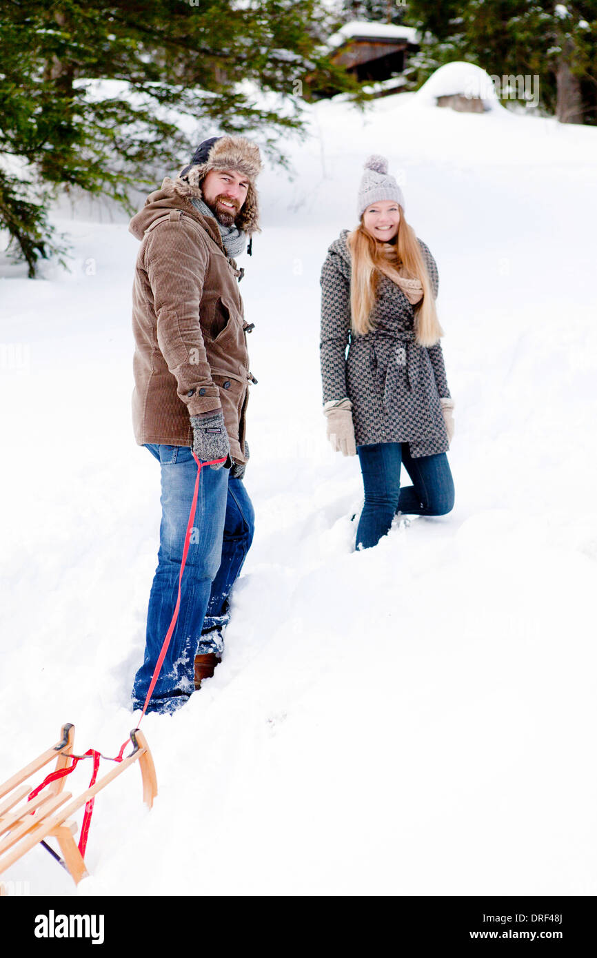 Three young men pulling hi-res stock photography and images - Alamy