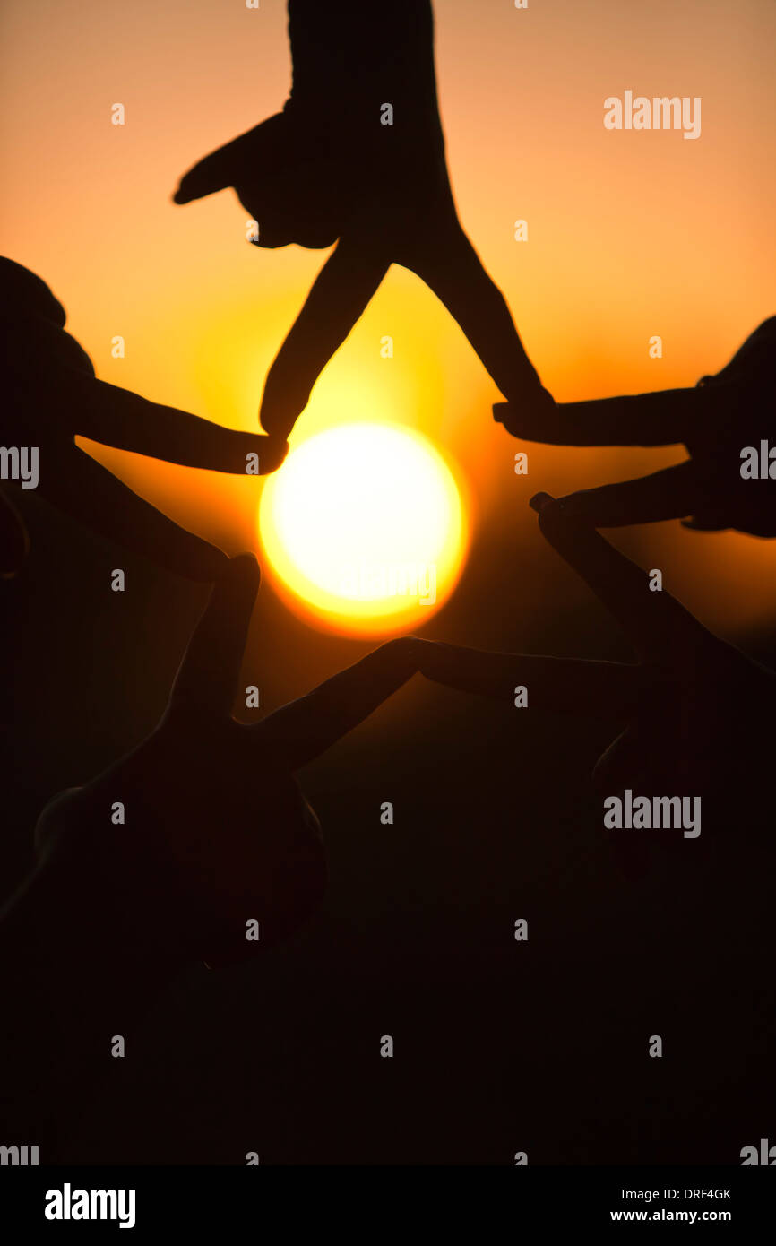 Human hands vertical frame hi-res stock photography and images - Alamy