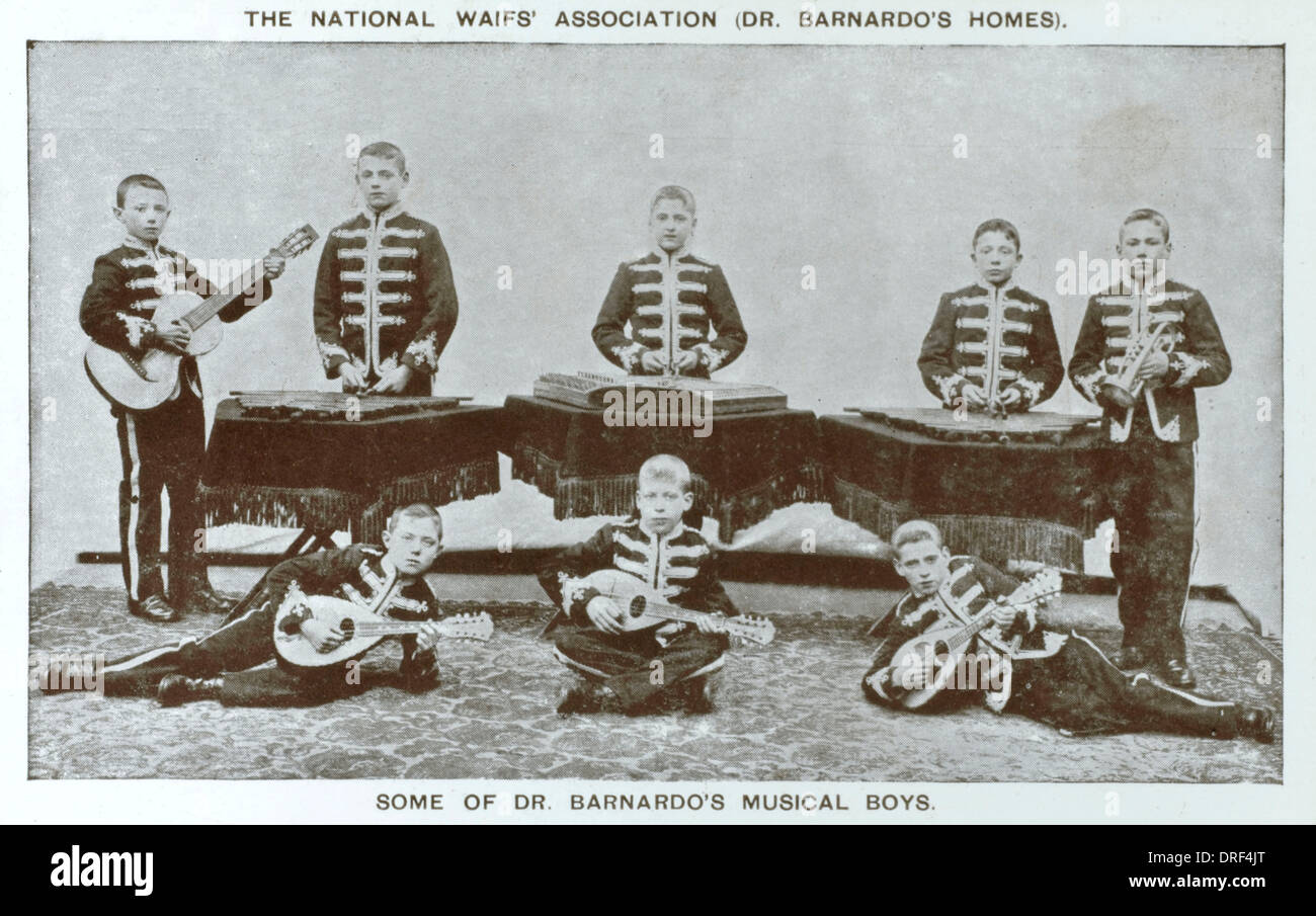 Dr Barnardo's Musical Boys Stock Photo - Alamy