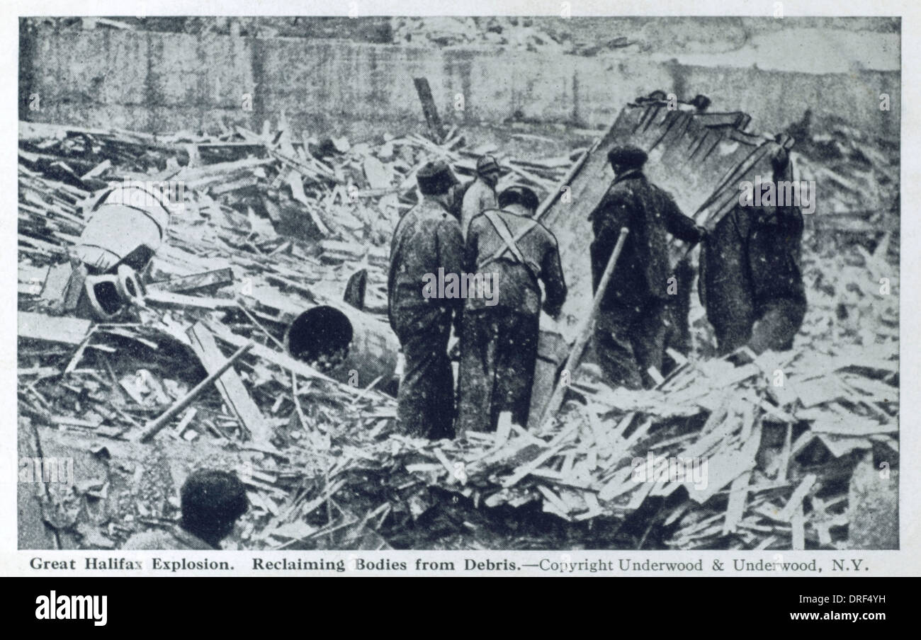 The Great Halifax (Nova Scotia) Explosion (1/4 Stock Photo - Alamy