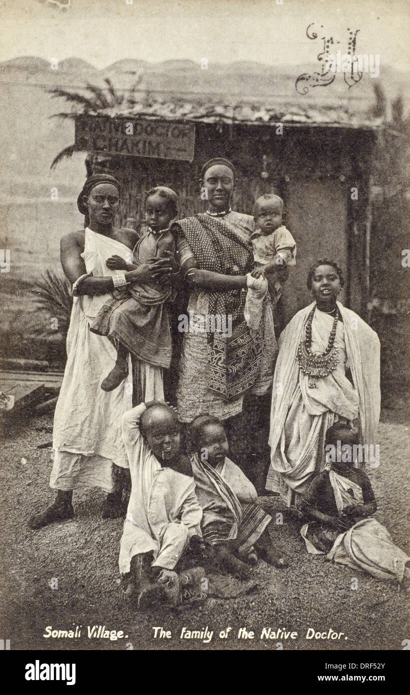 The Family of a Native Doctor, Somalia Stock Photo - Alamy