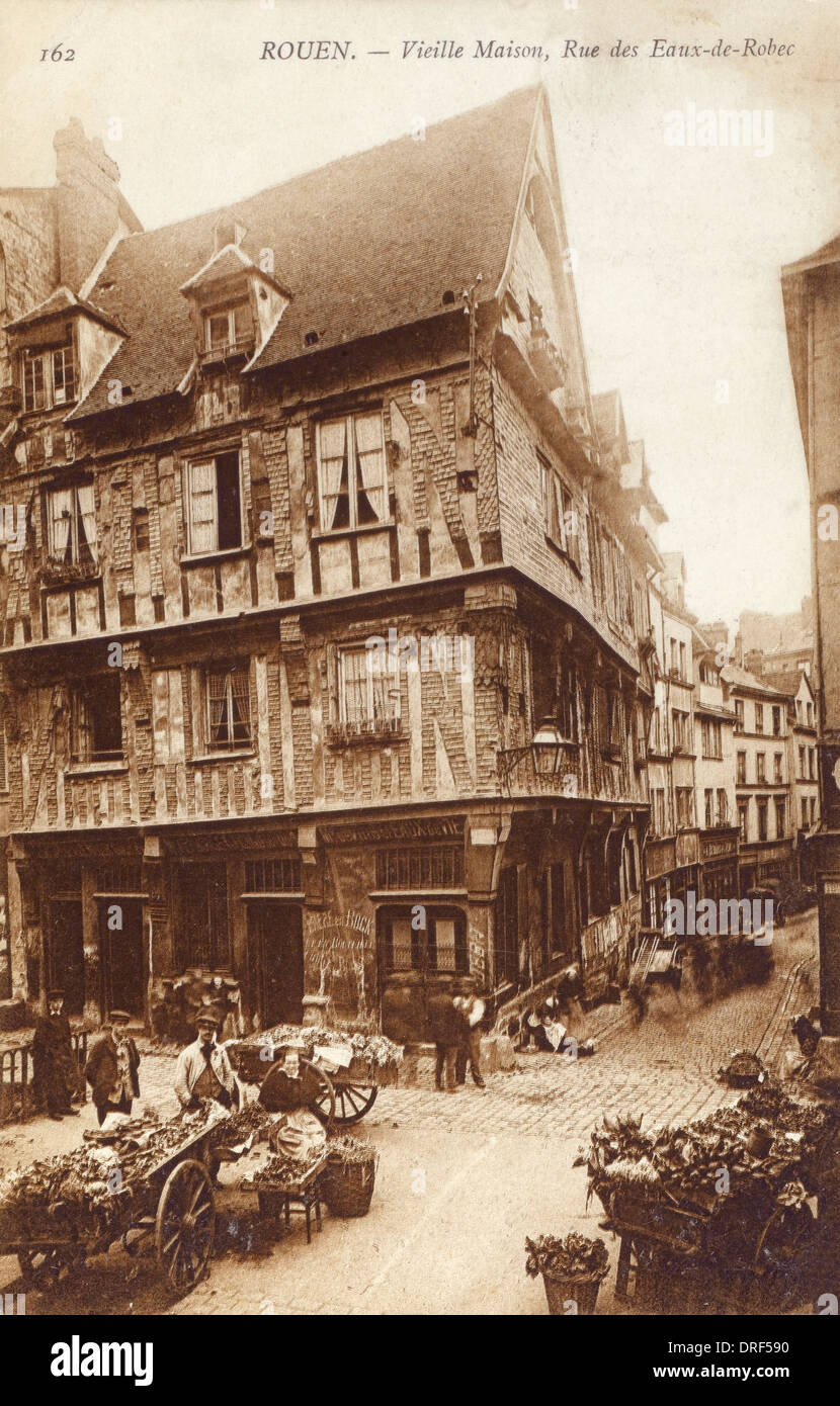The Old House - Rouen Stock Photo - Alamy