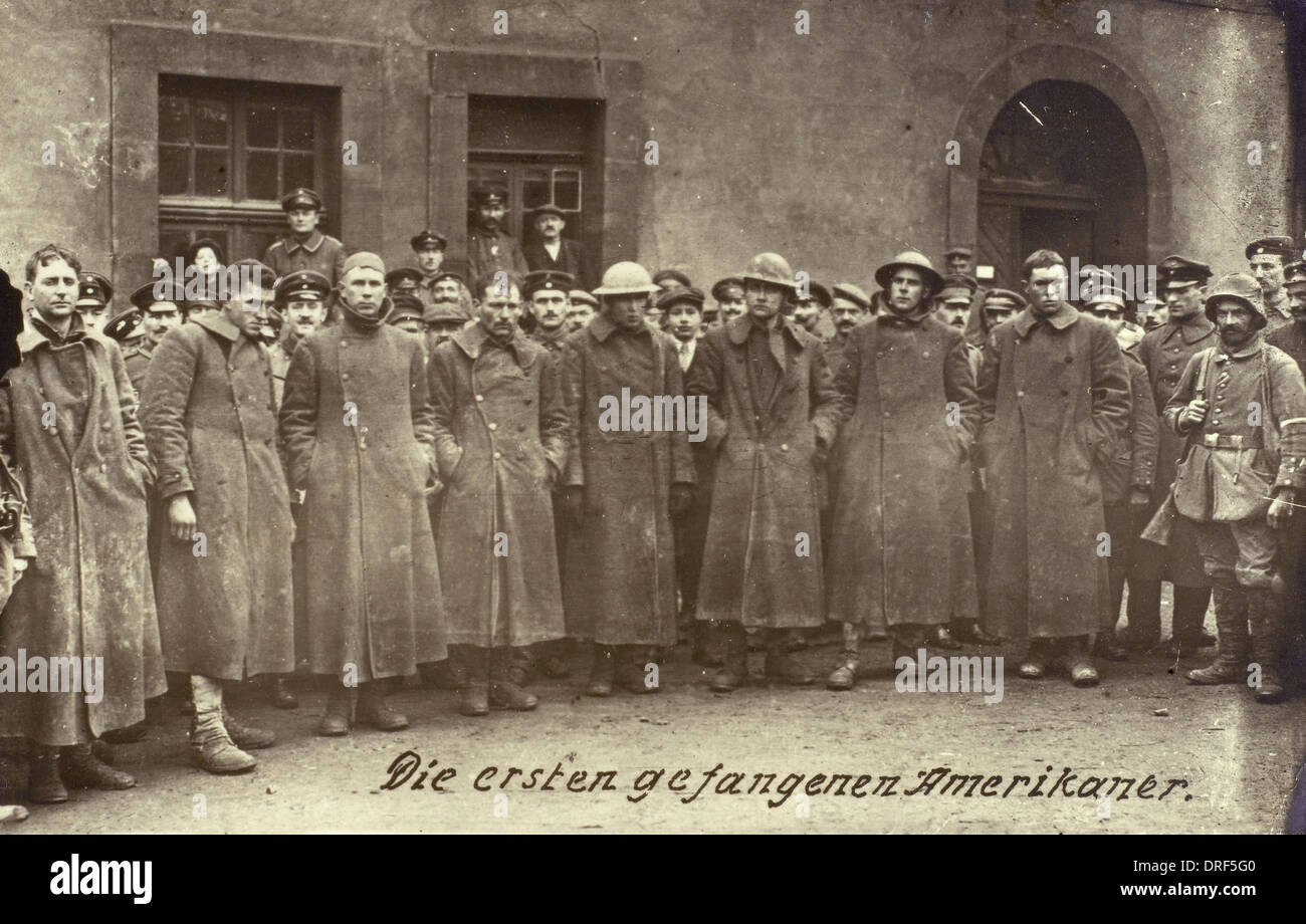 First American POWs - WWI - 1917 Stock Photo - Alamy