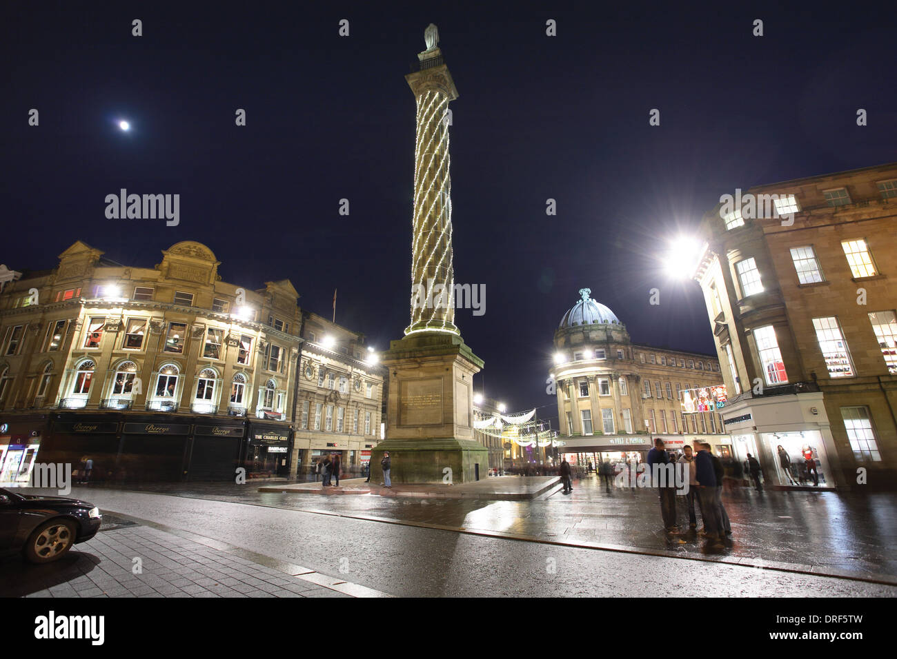 Newcastle monument night hi-res stock photography and images - Alamy