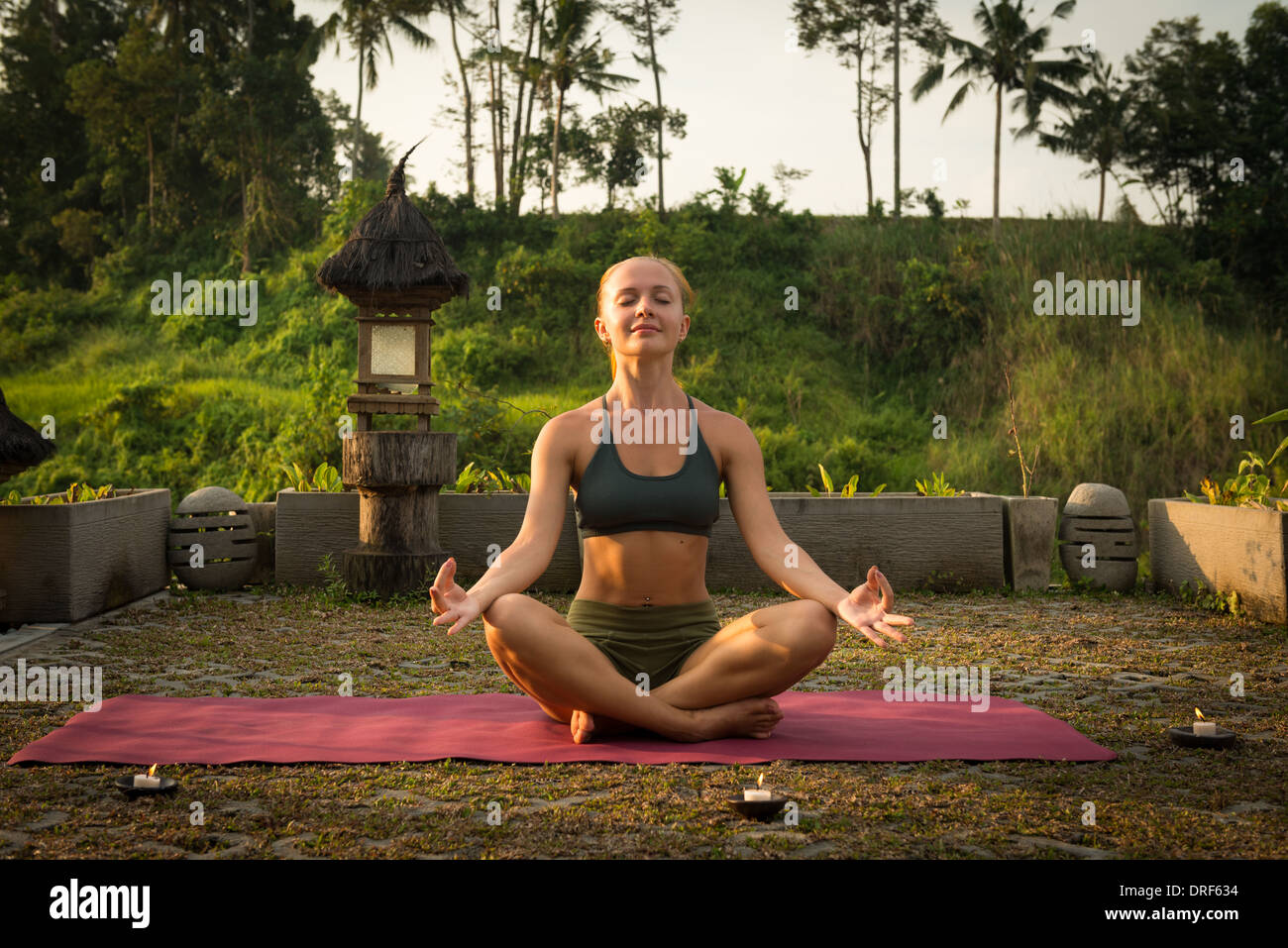 Lotus posture hi-res stock photography and images - Alamy