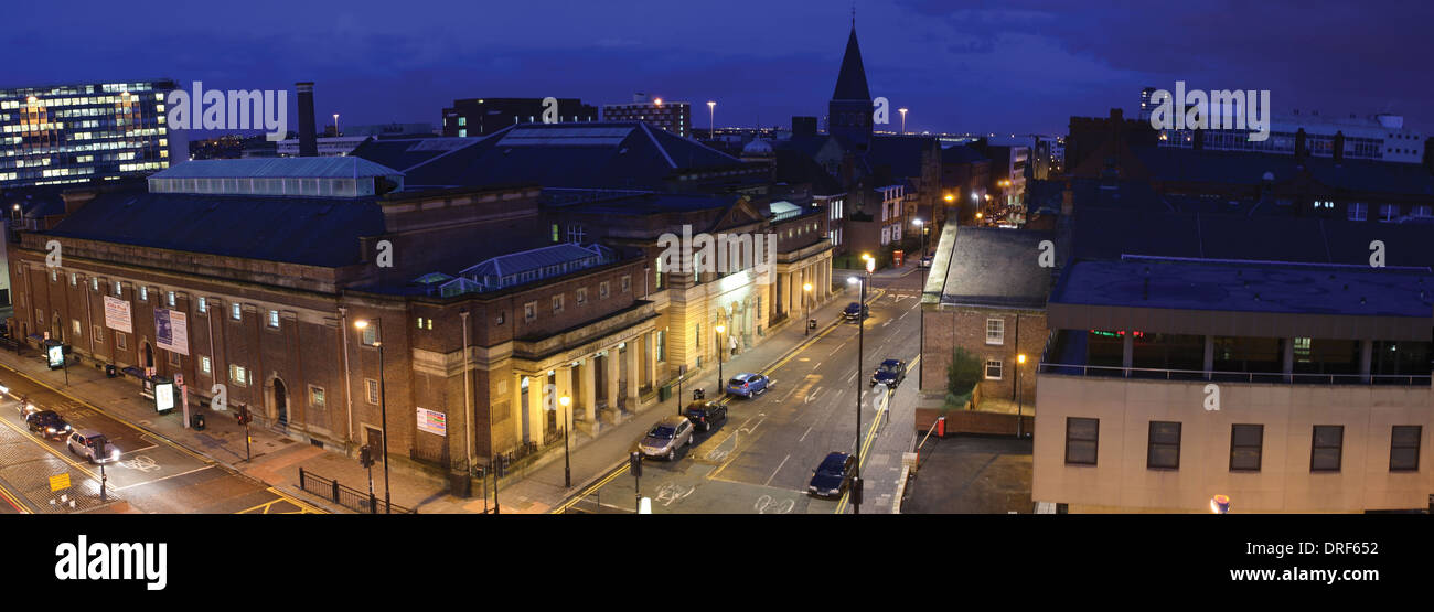 Panoramic view, Newcastle City Center Stock Photo - Alamy