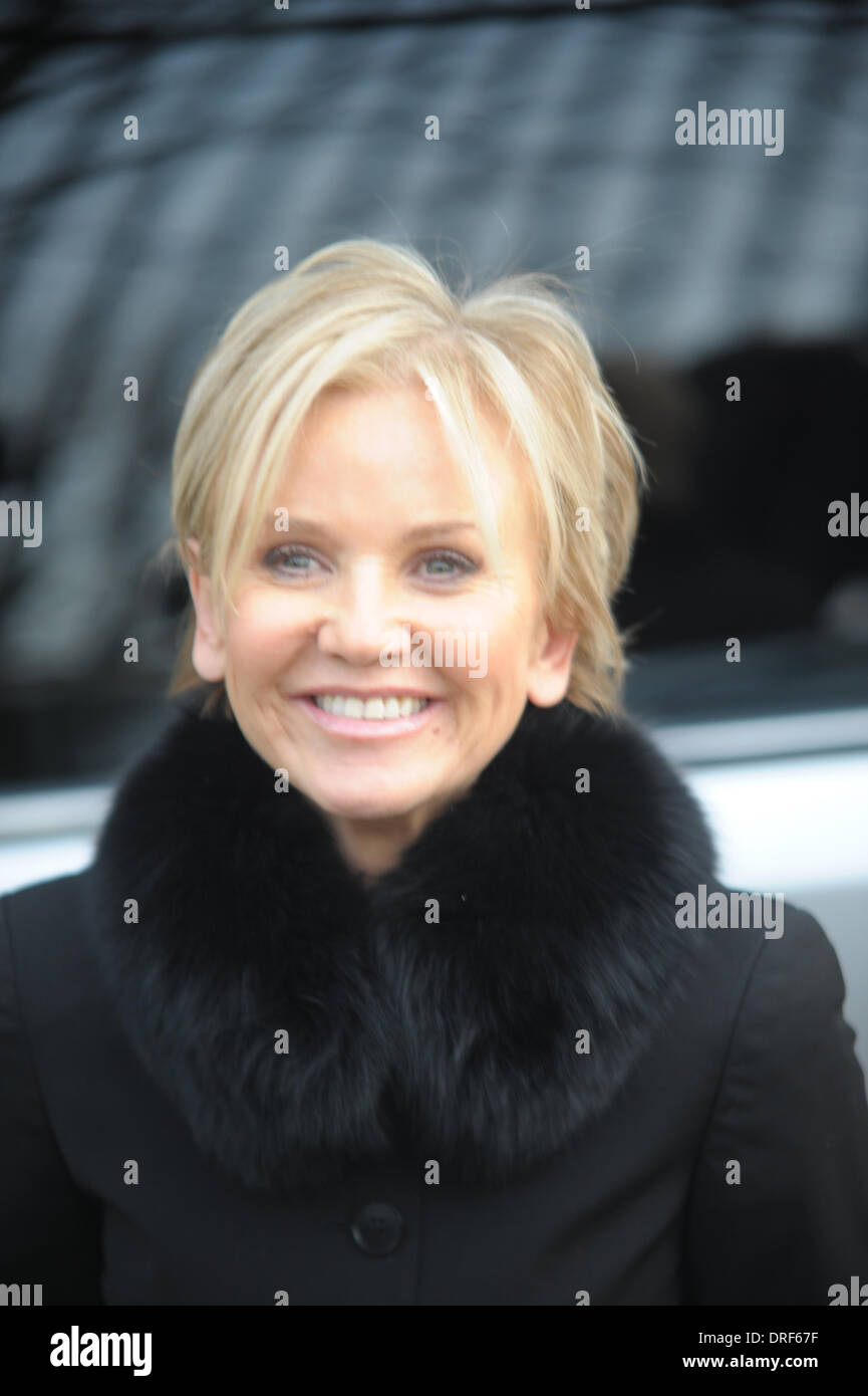 London, UK. 24th January 2014. Presenter Lisa Maxwell from Loose Women ...