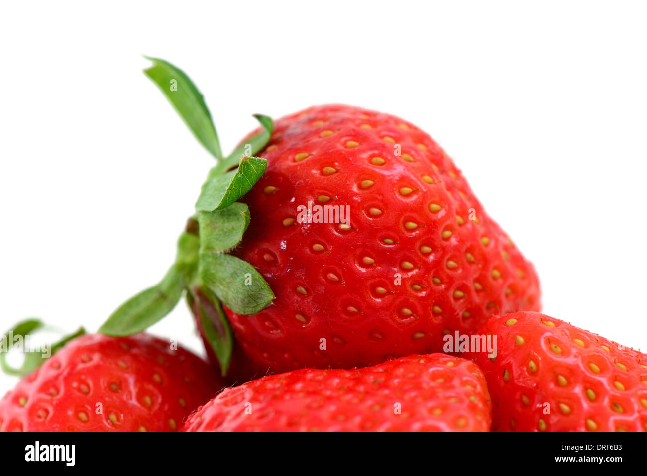 Strawberry isolated on white Stock Photo - Alamy