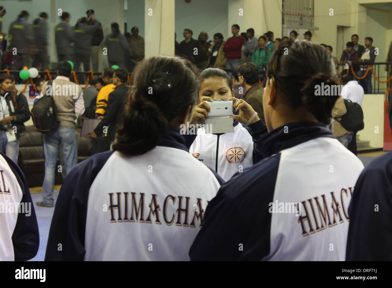 Indian women kabaddi players hi-res stock photography and images - Alamy