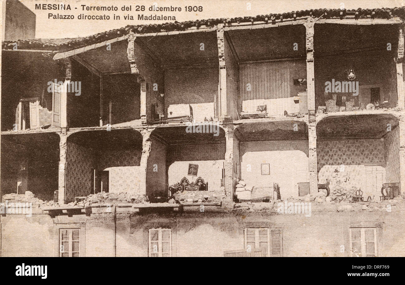 Earthquake 1908 italy messina hi-res stock photography and images - Alamy