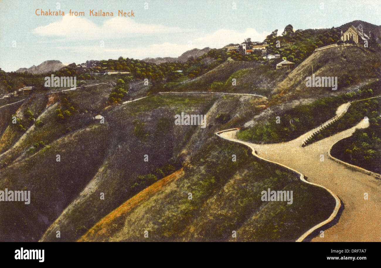 Chakrata, India - Viewed from the Kallana Neck Stock Photo - Alamy
