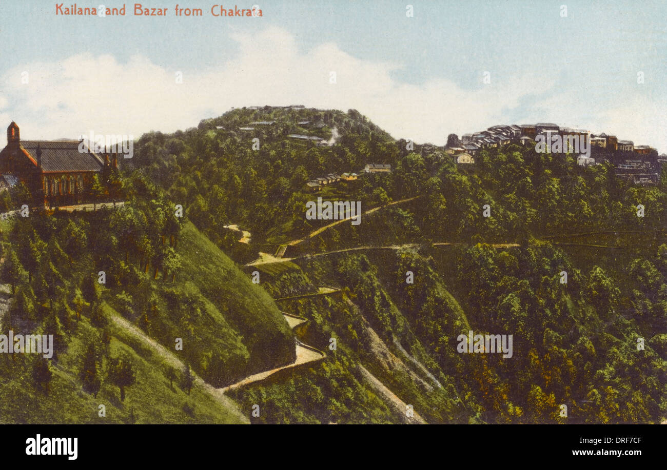 Kailana and Bazar from Chakrata, India Stock Photo - Alamy