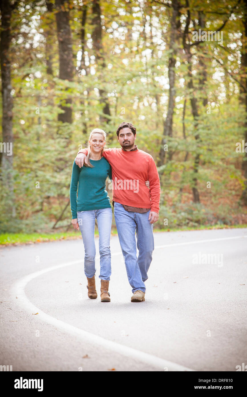 Walking across road hi-res stock photography and images - Alamy