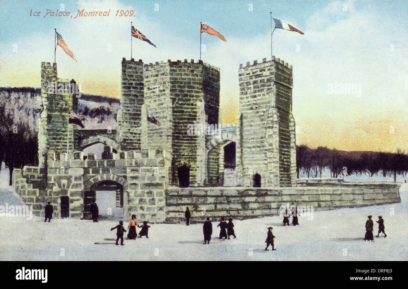 Montreal Ice Palace Stock Photo - Alamy
