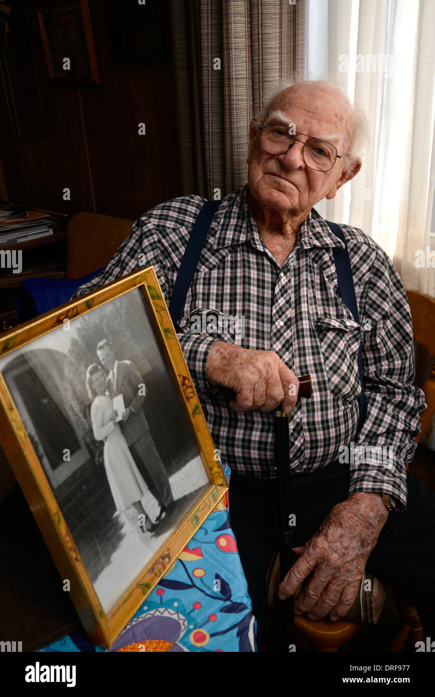 A 93-year-old man at his home Stock Photo - Alamy