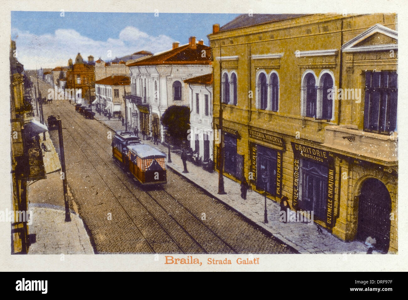 Romania - Galati Street, Braila Stock Photo - Alamy
