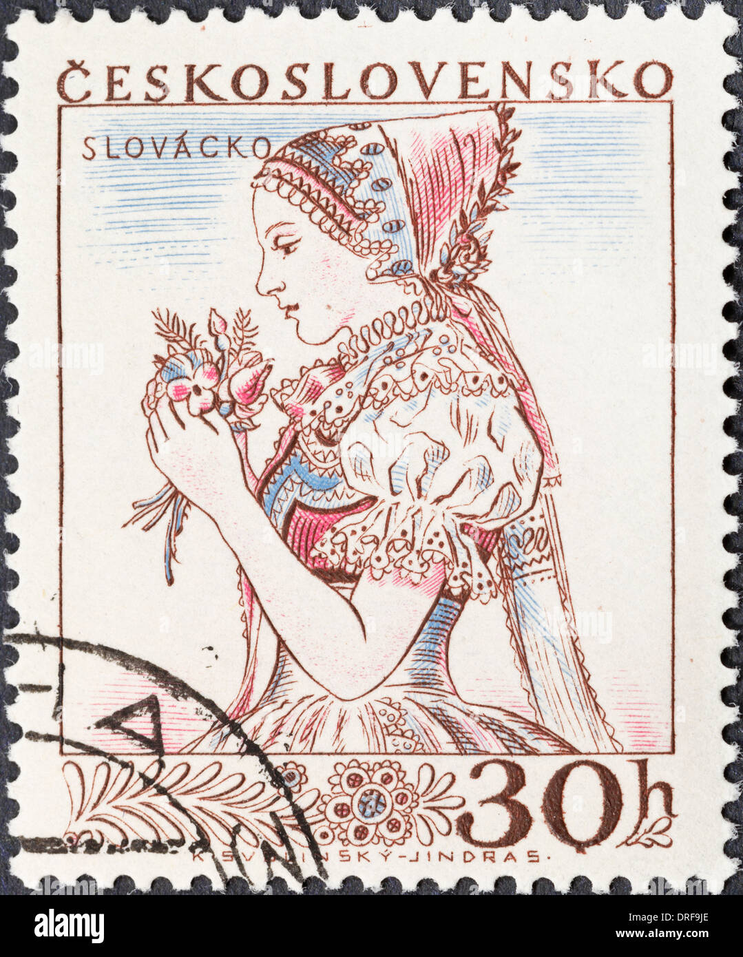 Slovak postage stamp hi-res stock photography and images - Alamy