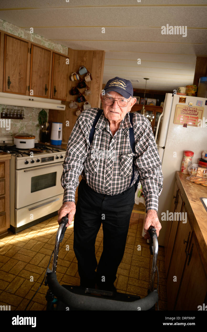 A 93-year-old man at his home Stock Photo - Alamy