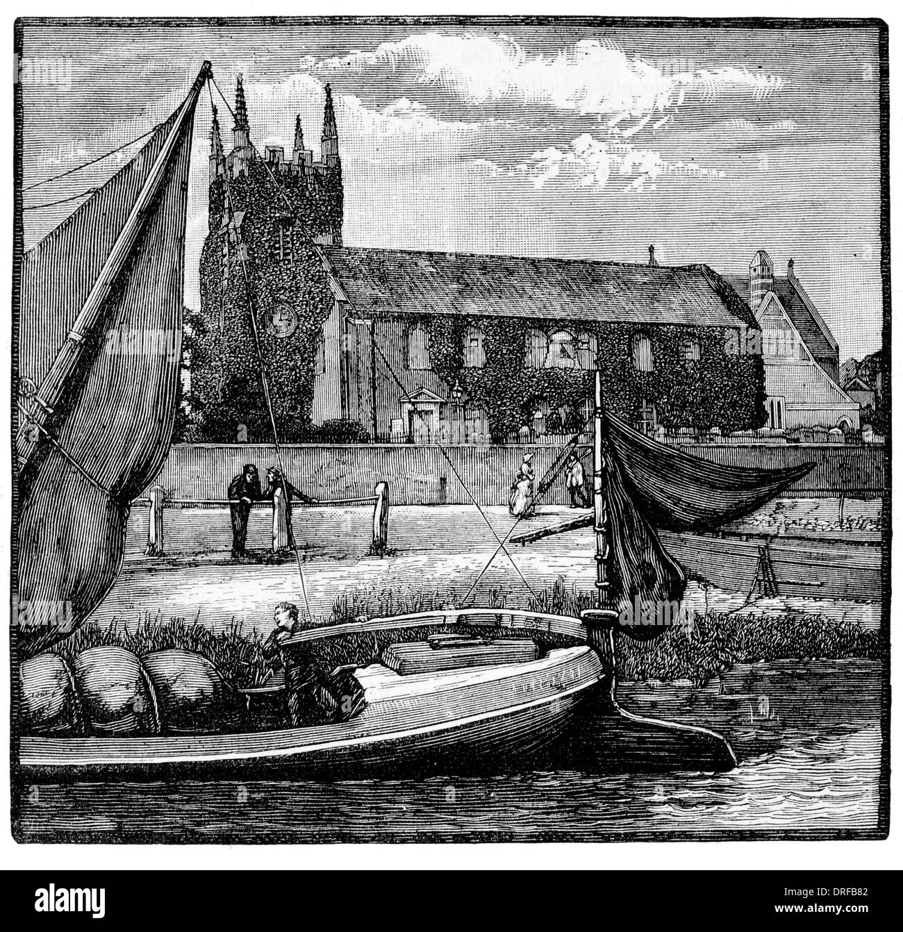 Saints head Black and White Stock Photos & Images - Alamy