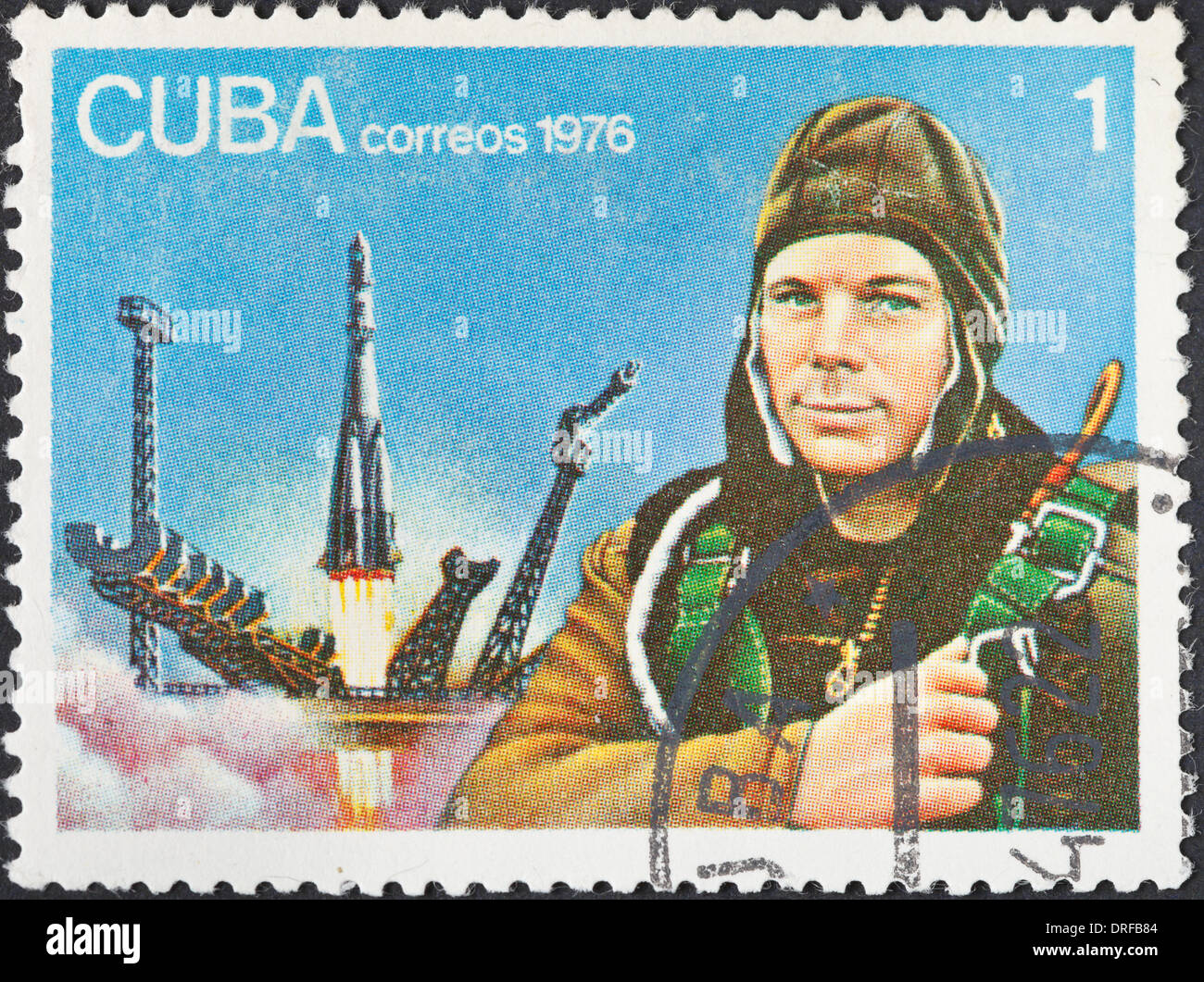 Gagarin postage stamp hi-res stock photography and images - Alamy