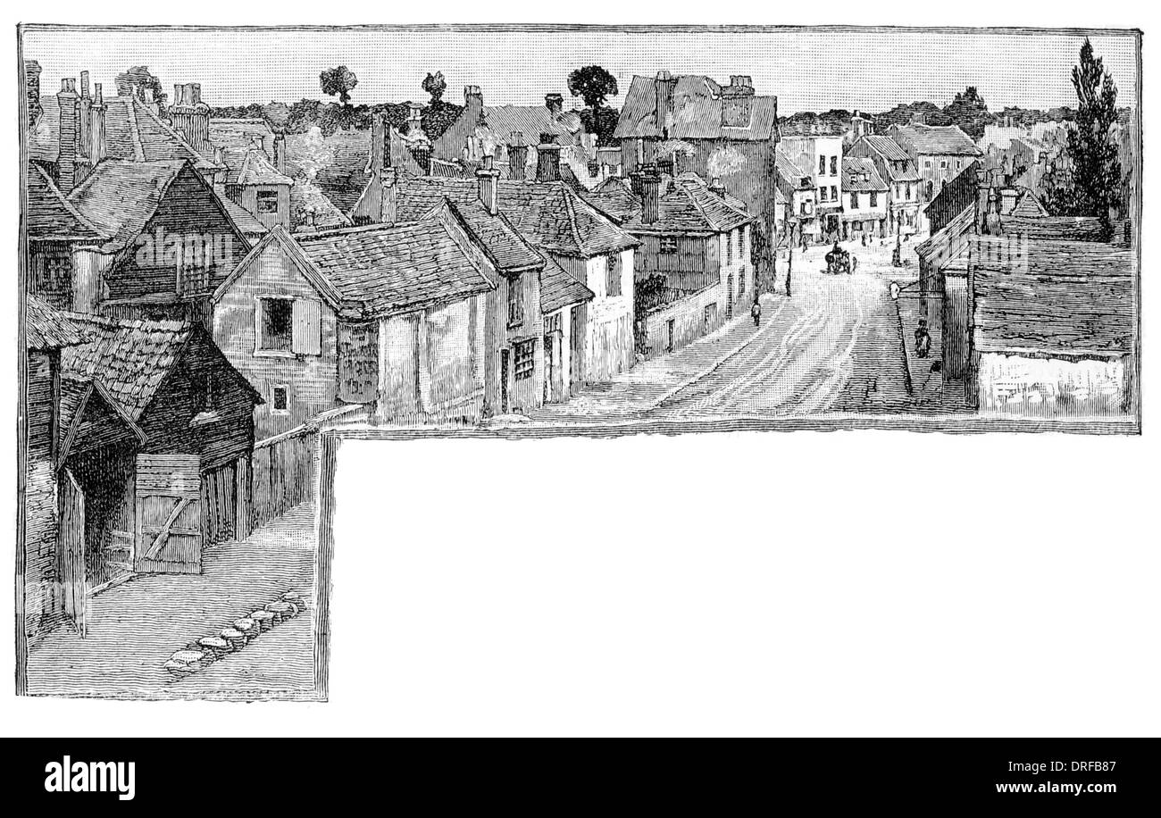 Main street design Black and White Stock Photos & Images - Alamy