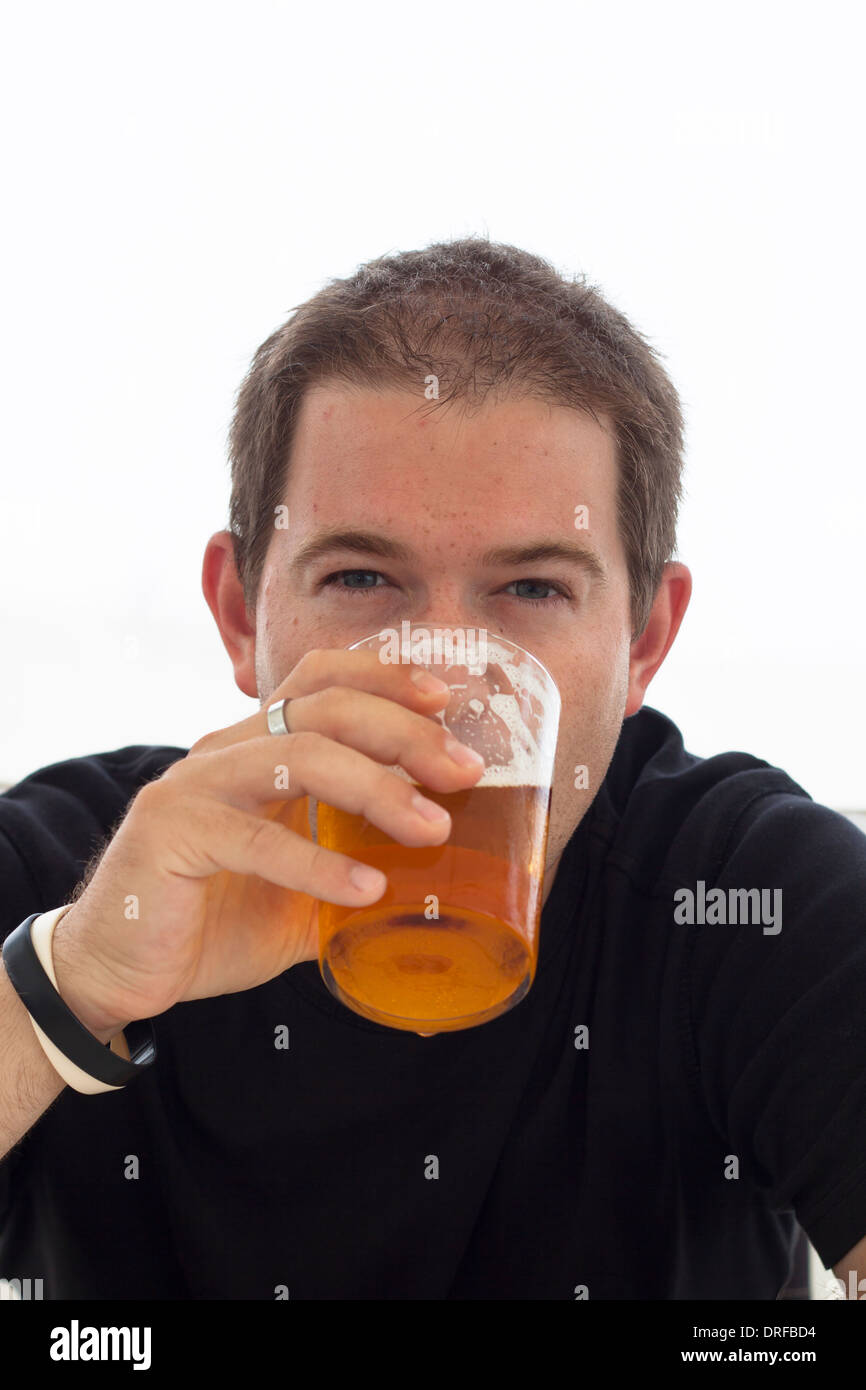 Drinking beer ale hi-res stock photography and images - Alamy