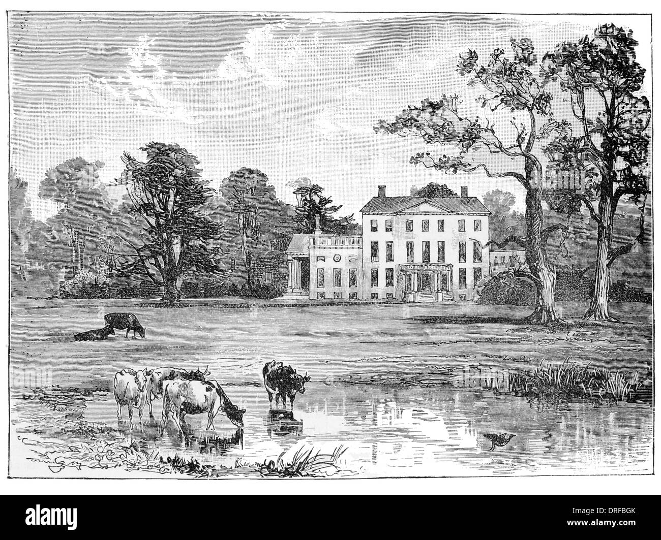 Arnos Arno's Grove mansion house and park, Southgate London Borough of ...