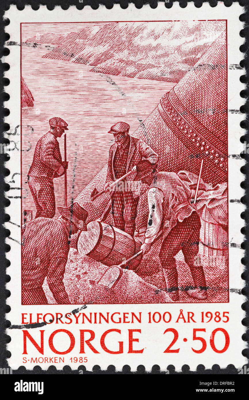 Norway stamp post mark hi-res stock photography and images - Alamy