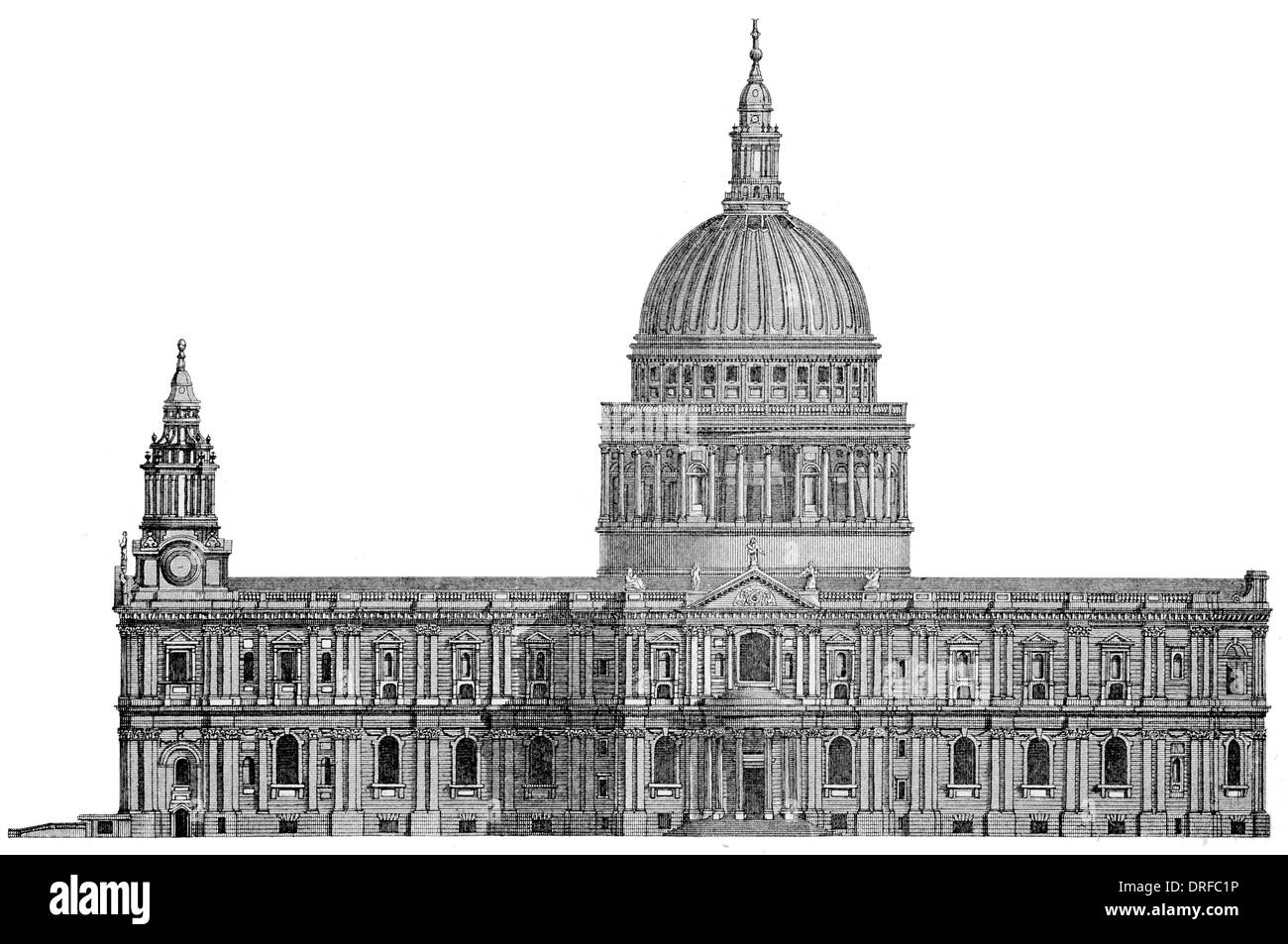St Paul’s Cathedral, London.. West front elevation Stock Photo - Alamy
