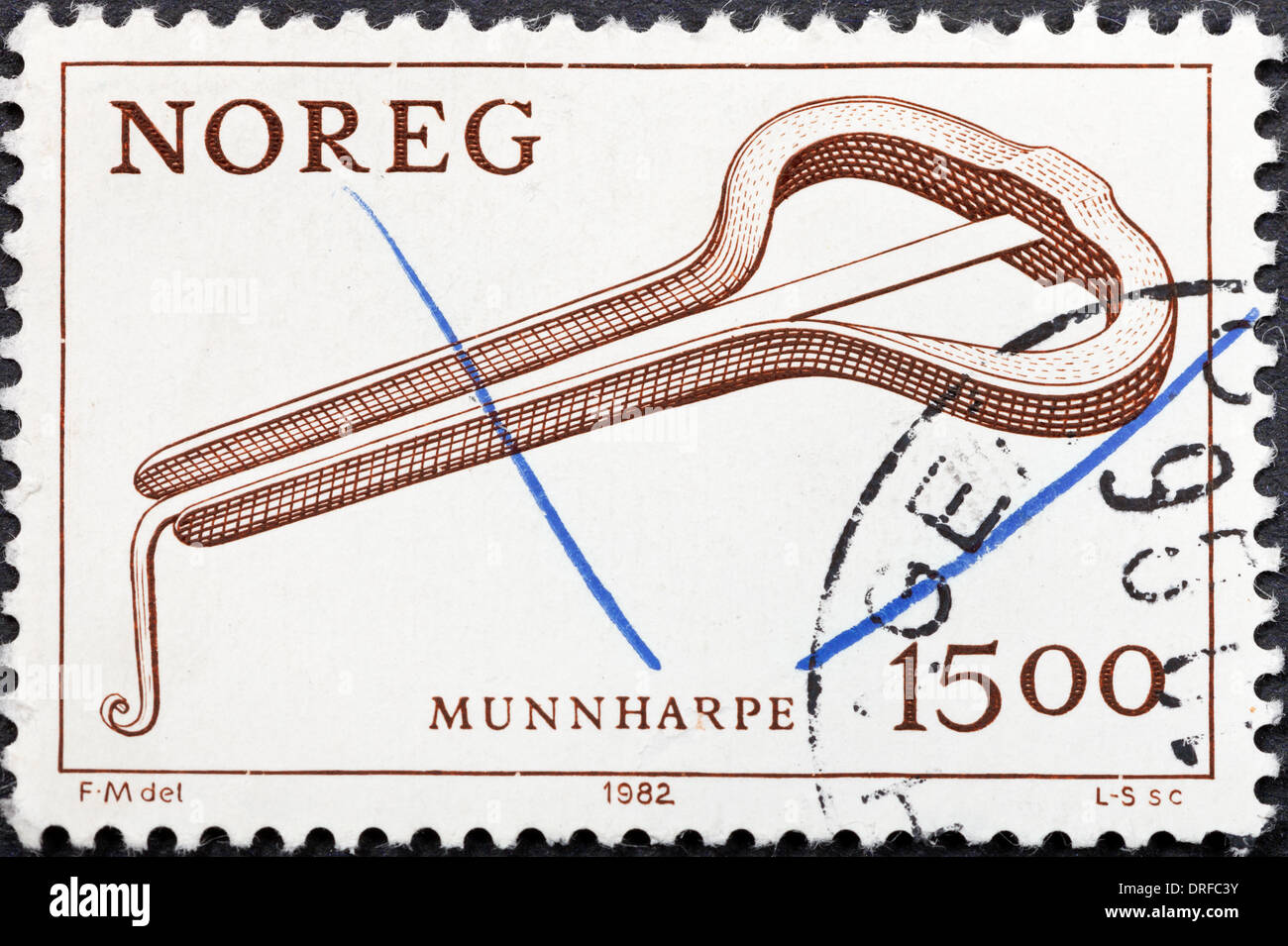 Norway stamp post mark hi-res stock photography and images - Alamy