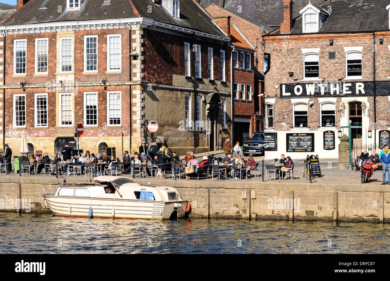 Lowther pub york riverside pub hi-res stock photography and images - Alamy