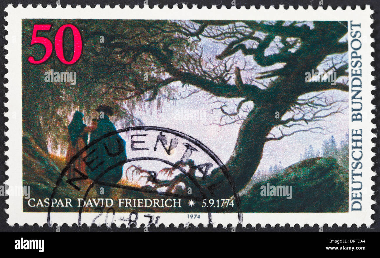 Caspar david friedrich woman hi-res stock photography and images - Alamy