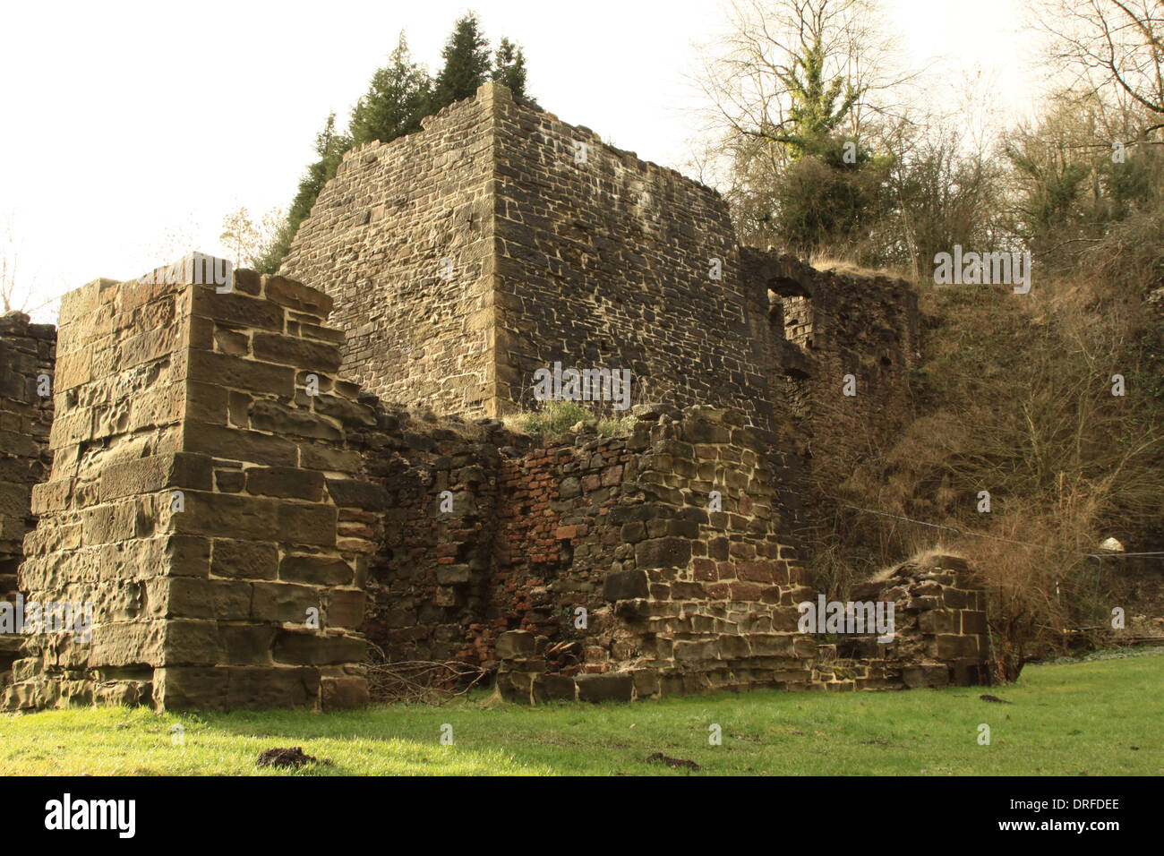 An early example of a Coke fired Blast Furnace at Whitecliff ...