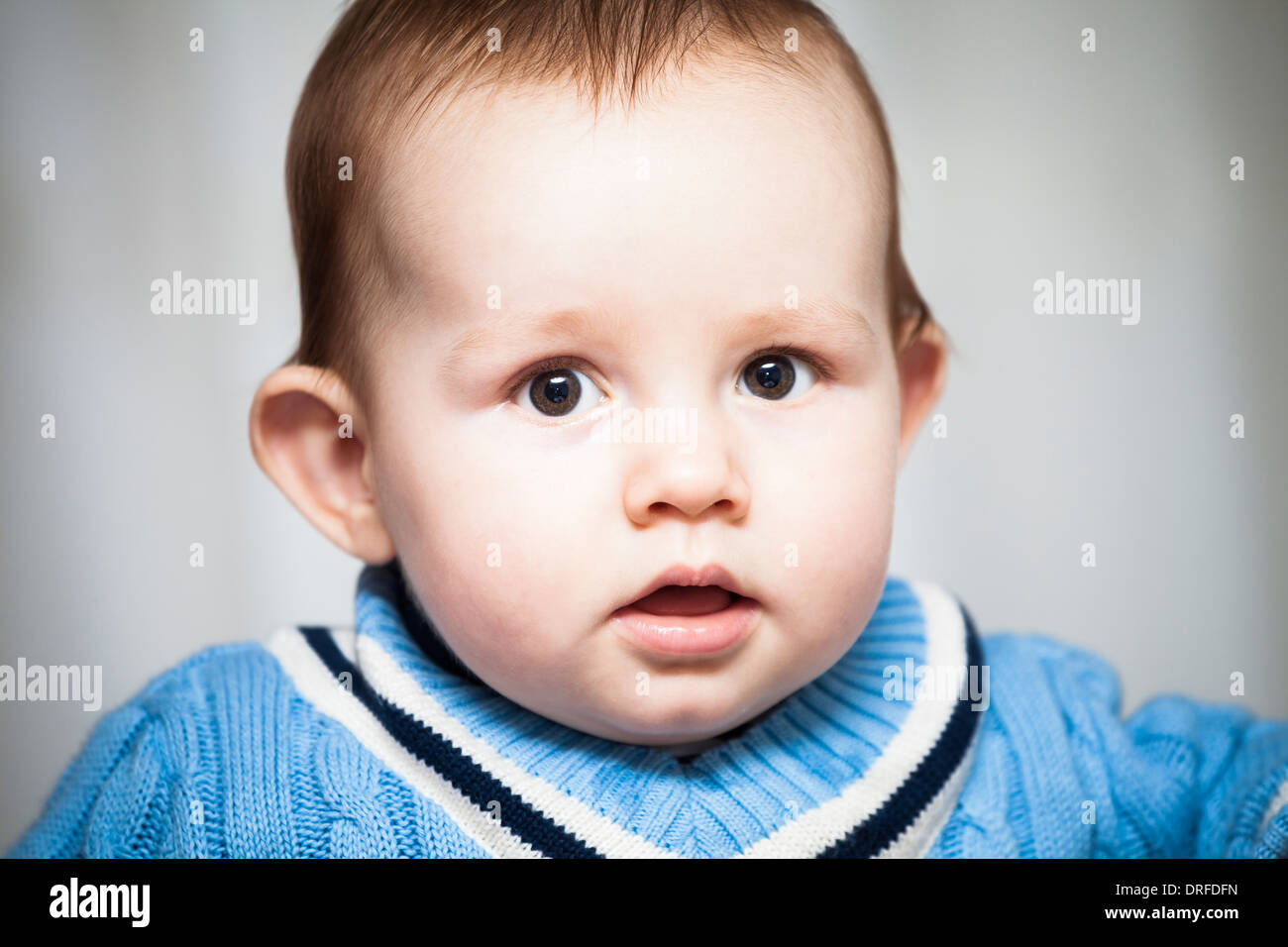 Closeup of cute baby boy face Stock Photo - Alamy
