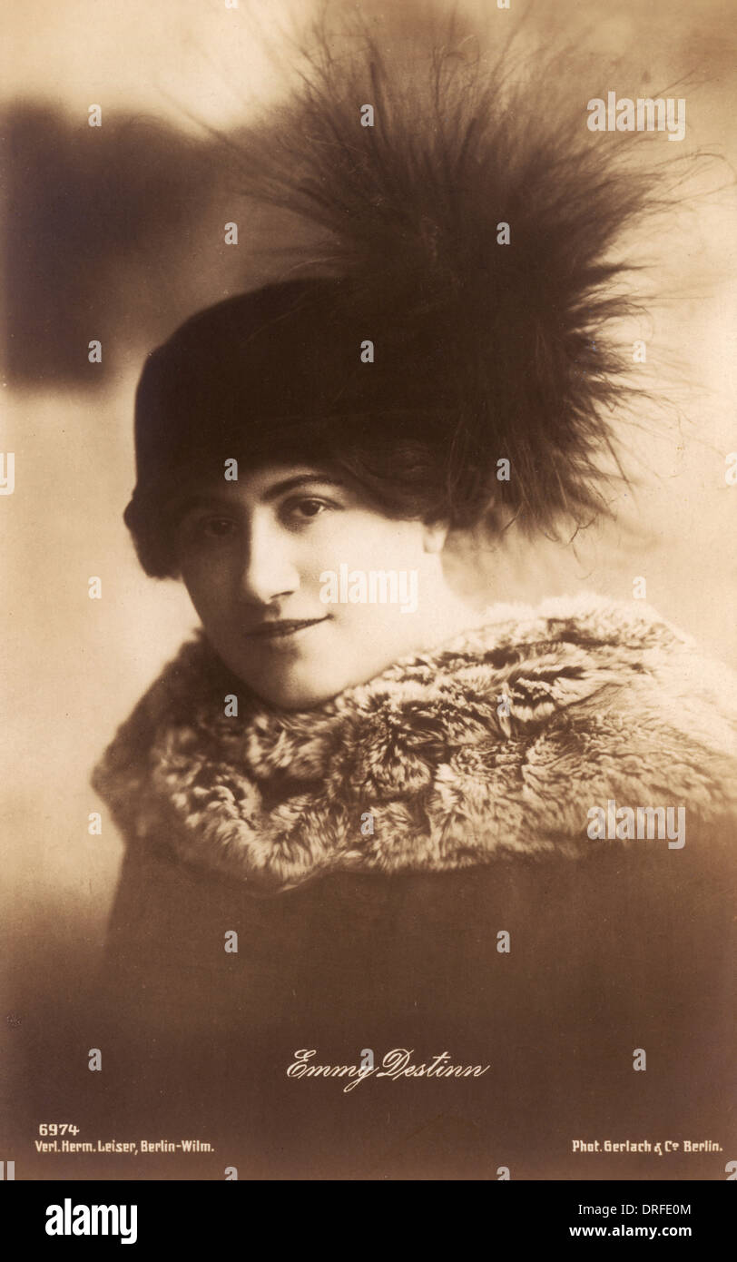 Emmy Destinn - Opera Star Stock Photo - Alamy