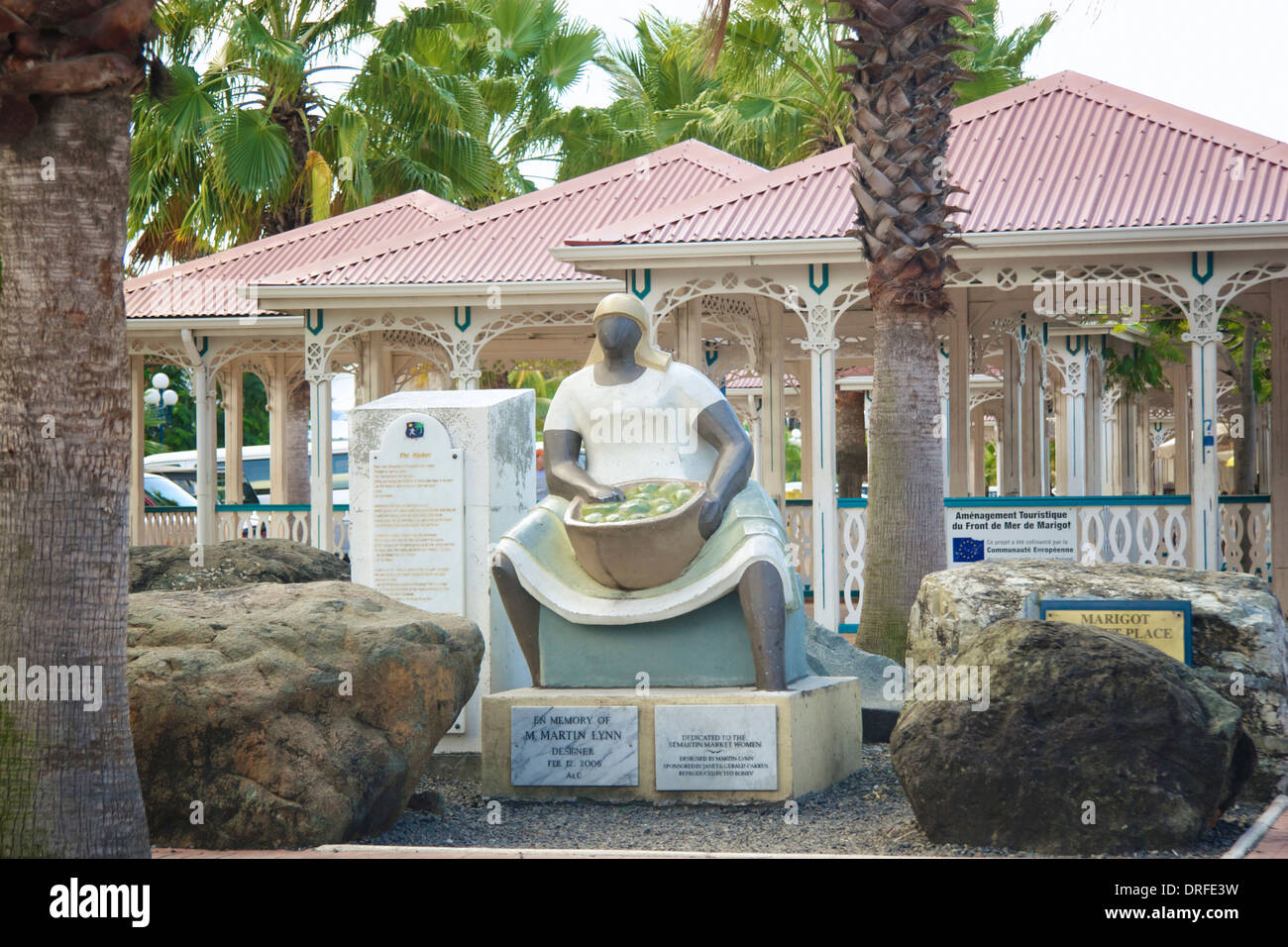Marigot market st martin hi-res stock photography and images - Alamy