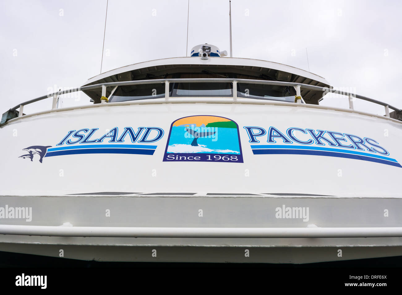 Island Packers tour boat, Ventura, California USA Stock Photo - Alamy