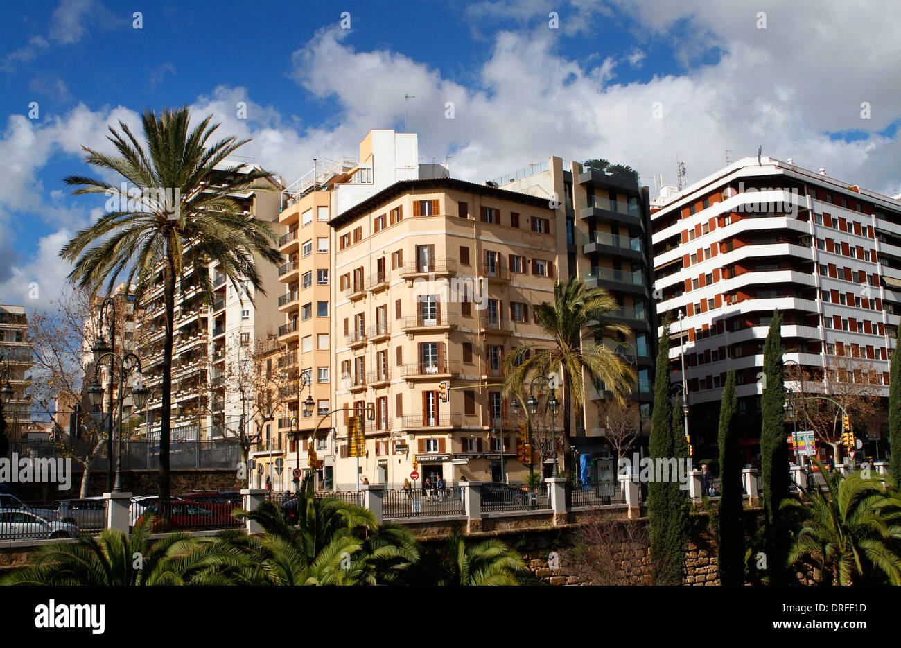 Residential buildings in Palma de Mallorca, Spain Stock Photo - Alamy