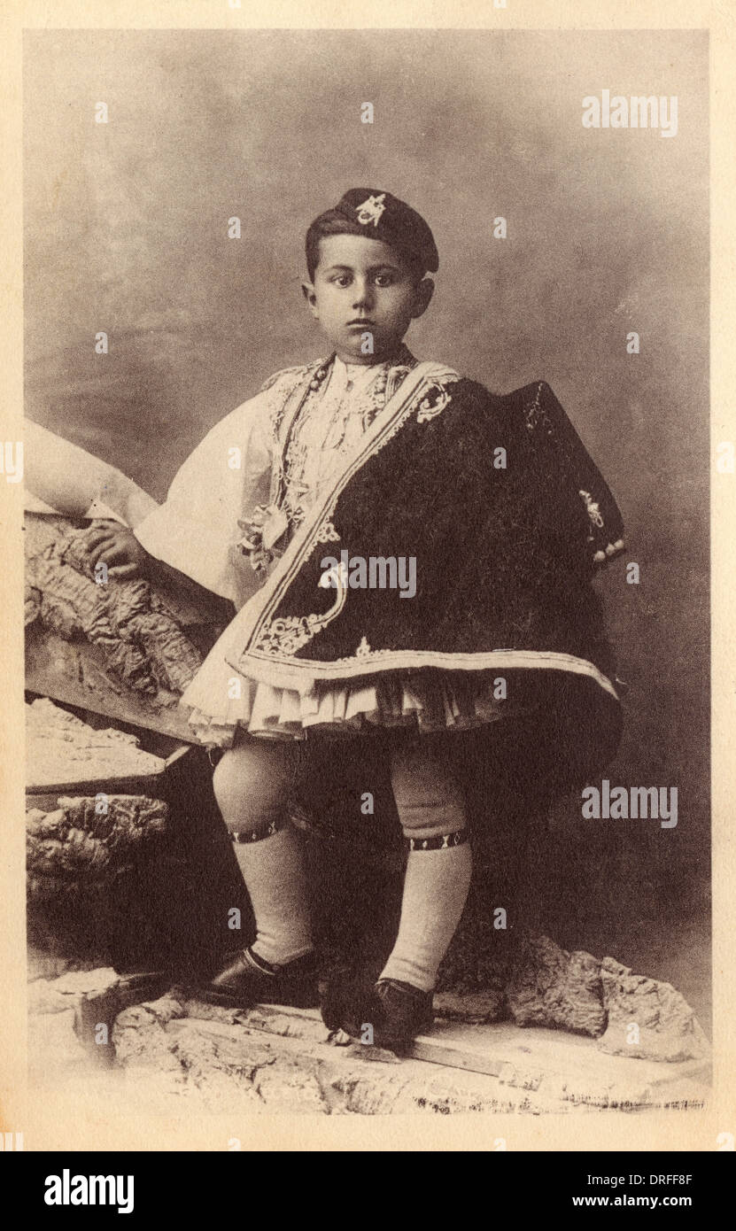 Greek Boy in traditional costume Stock Photo - Alamy
