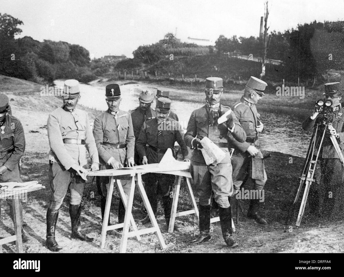 General von Boehm-Ermolli on the Eastern Front Stock Photo - Alamy
